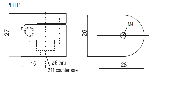Flipper Optic Mount, 25.4 Diameter, M6_Zolix Instruments CO.,LTD